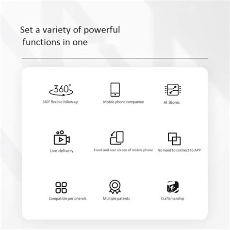 360°rotation Ai Smart Follow Gimbal Robot Camerama Grandado