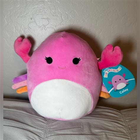 Squishmallows Toys Squishmallow Caily The Pink Crab 75inch Poshmark