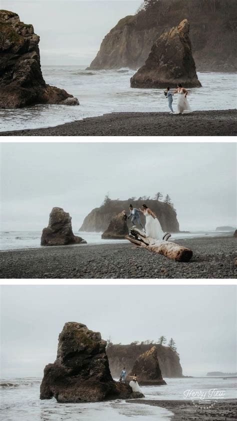 Misty Ruby Beach Elopement With Two Brides Artofit