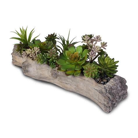 Foundry Select Artificial Desktop Succulents Pot And Reviews Wayfair