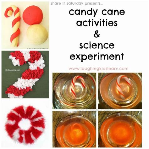 Share It Saturday Candy Cane Activities And Science Experiment Christmas Science Experiments