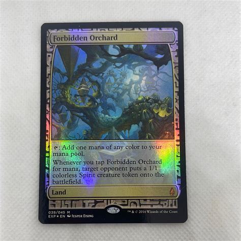 Forbidden Orchard Zendikar Expedition Series Making Mythic