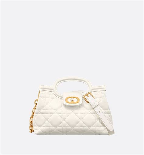 Dior Jolie Top Handle Mini Bag Powder Pink Cannage Lambskin Dior