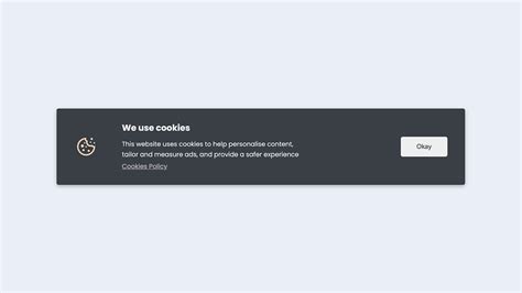 Create A Clean Responsive Cookie Modal Using Html And Css Youtube