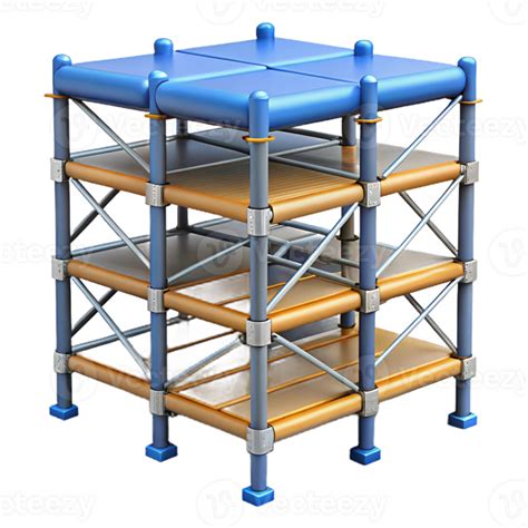 3d Model Of Cube Shaped Structure 53811310 Png