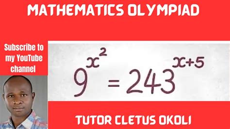 Nice Olympiad Mathematics Question YouTube