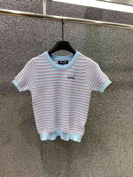 Футболка Miu Miu размер 42 цвет синий купить по выгодной цене в интернет магазине Ozon