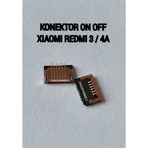 Jual Konektor On Off Xiaomi Redmi A Connector Socket Original