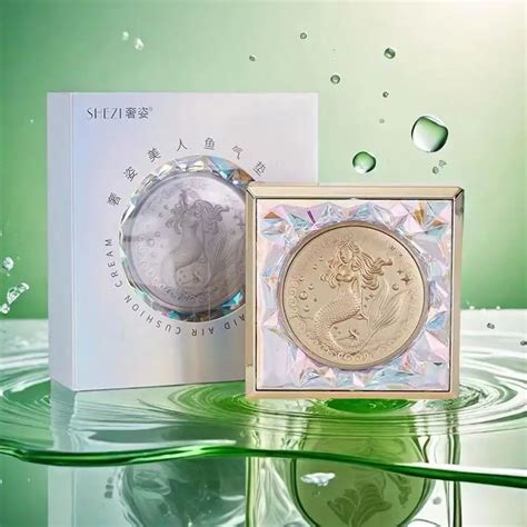 페이스파운데이션 Shezi 인어 에어 쿠션 컨실러 모이스처라이징 오래 지속되는 만능 브라이 티몬