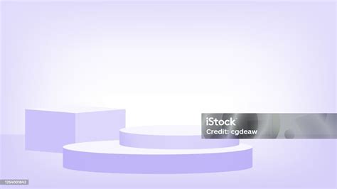 3d 무대 받침대 보라색 파스텔 승리 챔피언 포지션을 위한 포디움 스테이지 쇼 화장품 제품 디스플레이 쇼를 위한 받침대 보라색