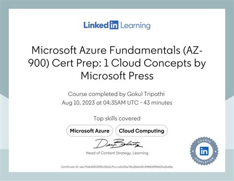 Gokul Tripathi On Linkedin Certificate Of Completion