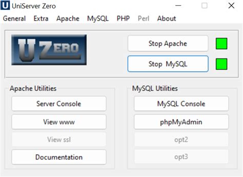 Uniform Server Phpcn