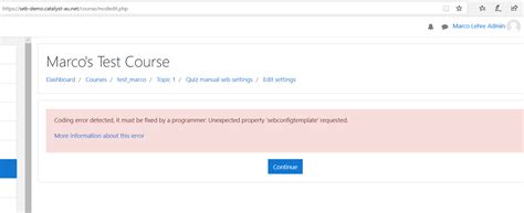 Error When Changing Quiz Setting Attemps Allowed Of A Quiz With Attempts Issue