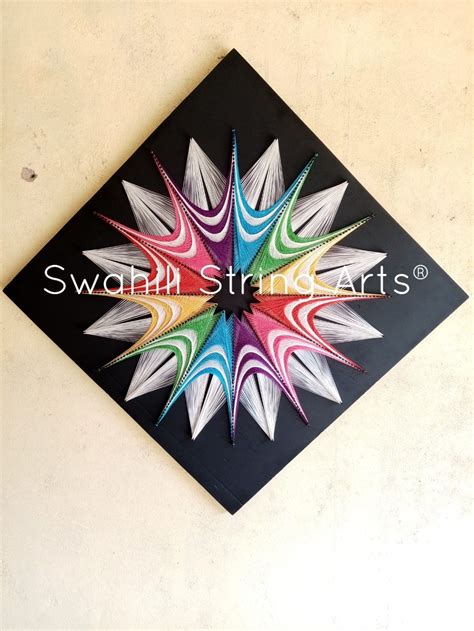 String Wall Art Nail String Art String Art Templates String Art Patterns Abstract Art
