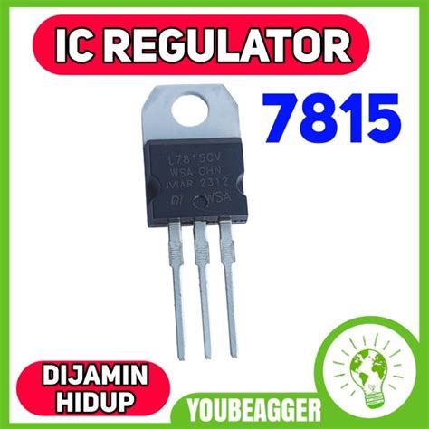 Ic 7815 Voltage Regulator Shopee Malaysia