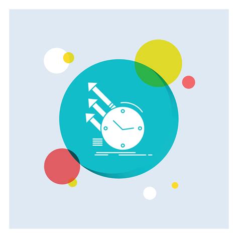 Detection Inspection Of Regularities Research White Glyph Icon Colorful Circle Background