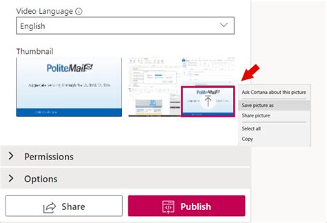 Using Microsoft Stream With Politemail Pmkb