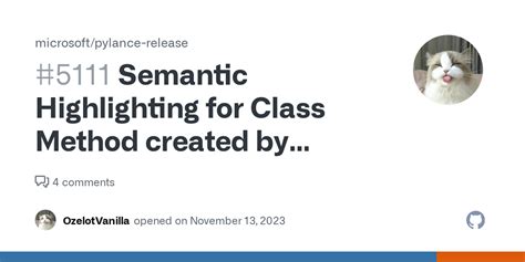 Semantic Highlighting For Class Method Created By Assigning Method Is