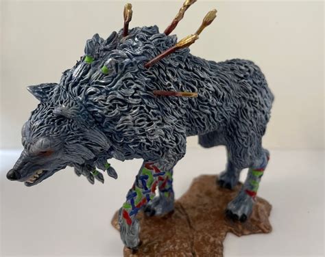 Dire Wolf Dnd Gaming Miniature Etsy
