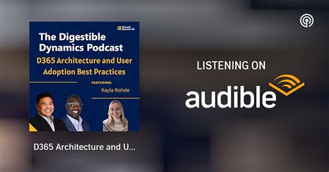 D365 Architecture And User Adoption Best Practices The Digestible Dynamics Podcast Podcasts