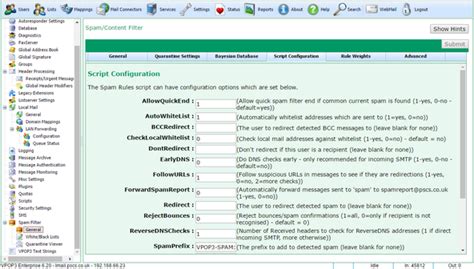 Script Configuration