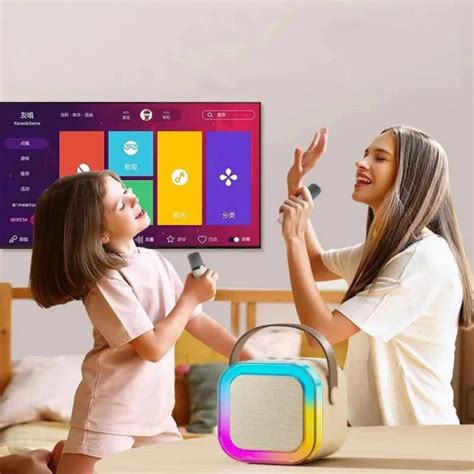 ᐉ Бездротова портативна Bluetooth колонка з мікрофоном та сабвуфером ...