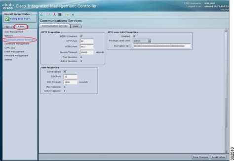 GUI Configuration Guide For Cisco UCS E Series Server Modules Integrated Management Controller