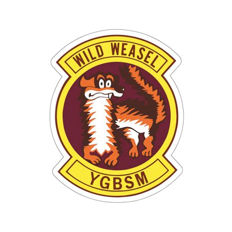 Wild Weasel Squadron Patch Stickers Wild Weasel Apparel