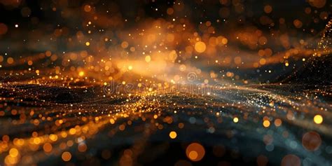 Particle Clusters In Digital Data Visualization For Business Finance