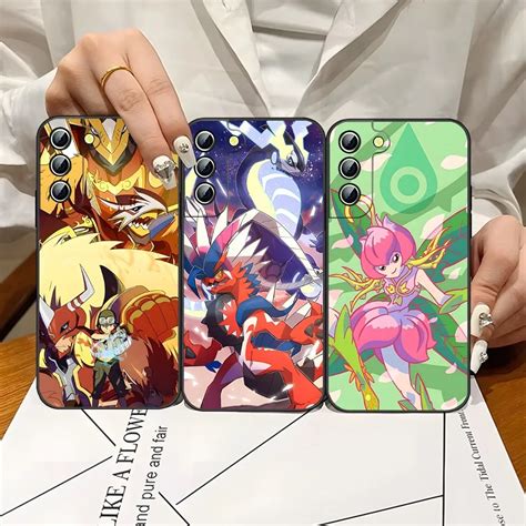 Cartoon Anime Digimon Phone Case For Samsung S24 Ultra S22 S23 S20 Fe