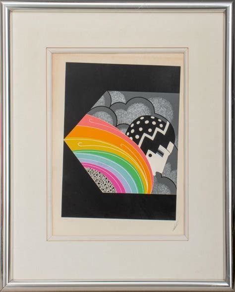 At Auction Erte Tempest Serigraph In Colors