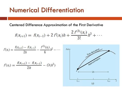 numerical differentiation ppt download