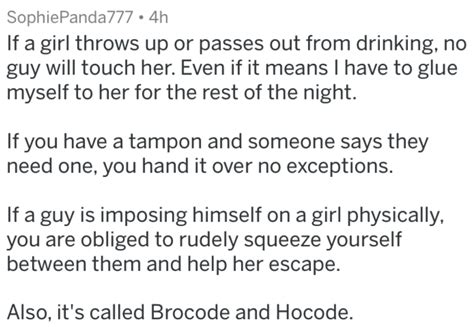 56 People Reveal Unwritten Guy And Girl Codes They Always Follow Artofit