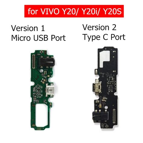VIVO Y20s Y20 Y20i USB Charger Charging Port Connector Flex Cable USB Charging Dock PCB Board