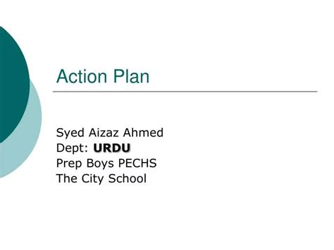 PPT Action Plan PowerPoint Presentation Free Download ID