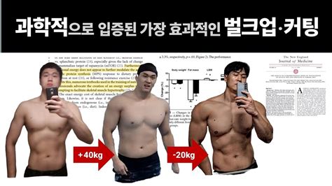 벌크업 커팅하는 과학적인 방법 Youtube