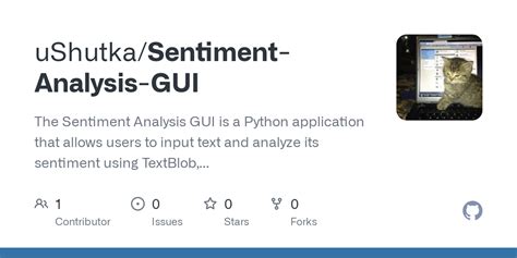Github Ushutkasentiment Analysis Gui The Sentiment Analysis Gui Is