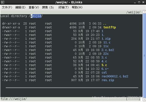 Linux基础命令 Elinks文本浏览器 一生有你llx Chinaunix博客