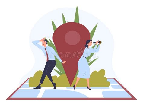 Gps Navigation Vector Concept Stock Vector Illustration Of Star Town 310455301