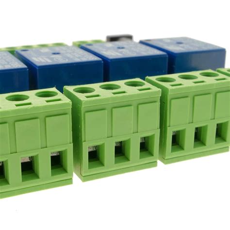 Printed Circuit With 4 Relays With Modbus Rtu Diy Stm8s103 And Rs485 Serial Communication