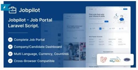 Jobpilot Job Portal Laravel Script Explore A World Of Gpl Theme And