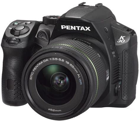 Зеркальный фотоаппарат Pentax K 30 Black Kit DA 18-55 WR