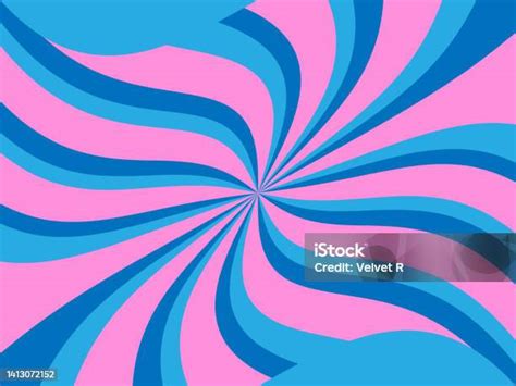 Psychedelic Swirl Pattern Stock Illustration Download Image Now Abstract Backgrounds Blue