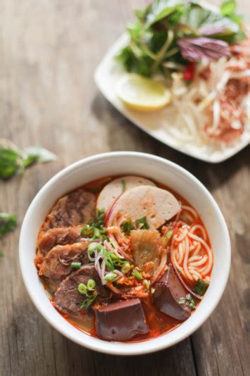 Bún Bò Huế Recipe Spicy Vietnamese Beef And Pork Noodle Soup