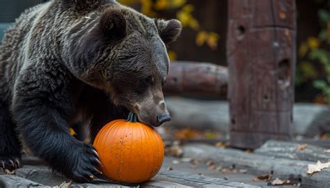 Ведмідь спробував вкрасти гарбуз з ґанку але щось пішло не так Читайте на Ukr Net