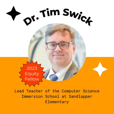 advocating for early exposure to cs with csta equity fellow tim swick