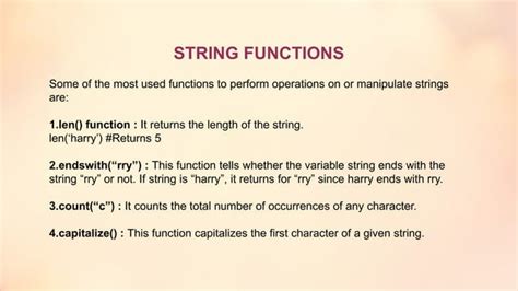 Presentation On String Lists And Tuples In Python Pptx