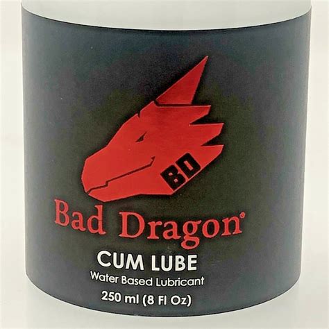Bad Dragon Cum Lube Lubricant Water Based Personal Discreet Packaging