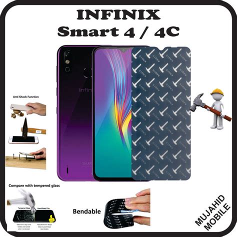 Infinix Smart 4 4c Ceramic 9h Hammer Protector Flexible Unbreakable Front Gorilla Film Daraz Pk