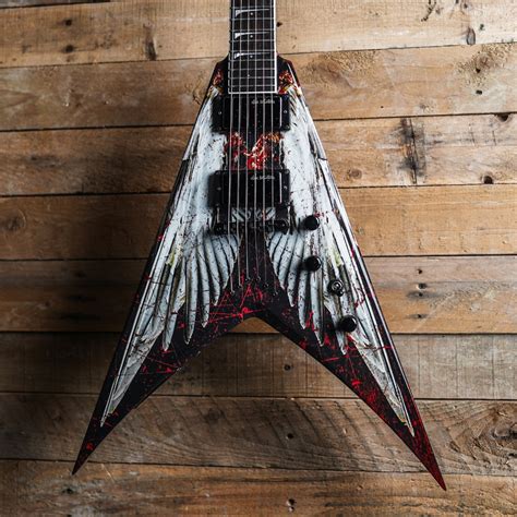 2014 Dean Vmnt Dave Mustaine Signature Flying V Angel Of Deth Fat